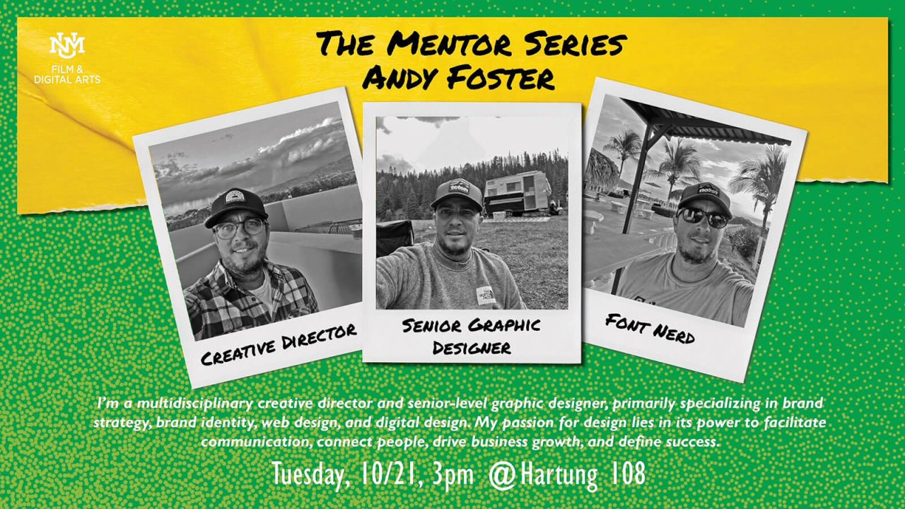 Graphic Designer Andy Foster joins us for The Mentor Series | Film ...