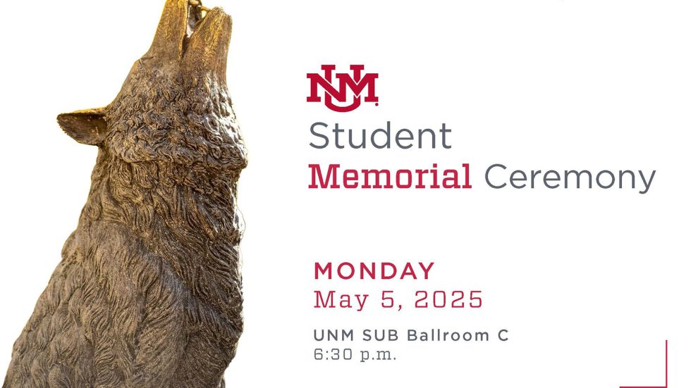 UNM to honor Lobos at Student Memorial Ceremony | Film & Digital Arts ...